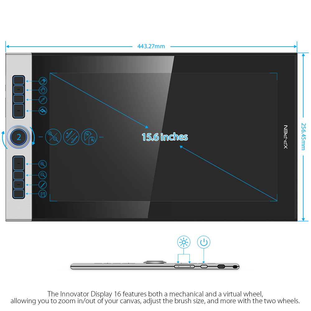 Innovator 16 slimmest portable Display Drawing Tablet | XP-Pen Europe ...