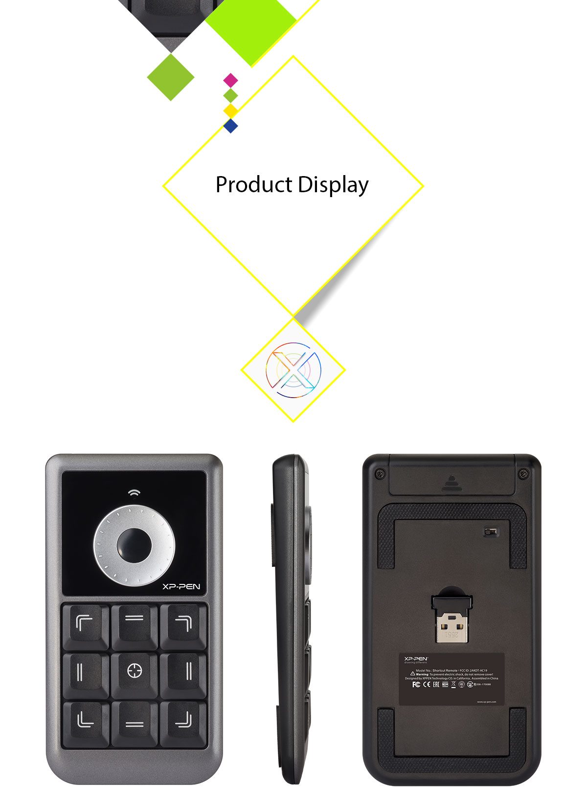 AC19 shortcuts remote | XP-Pen Europe Official Store
