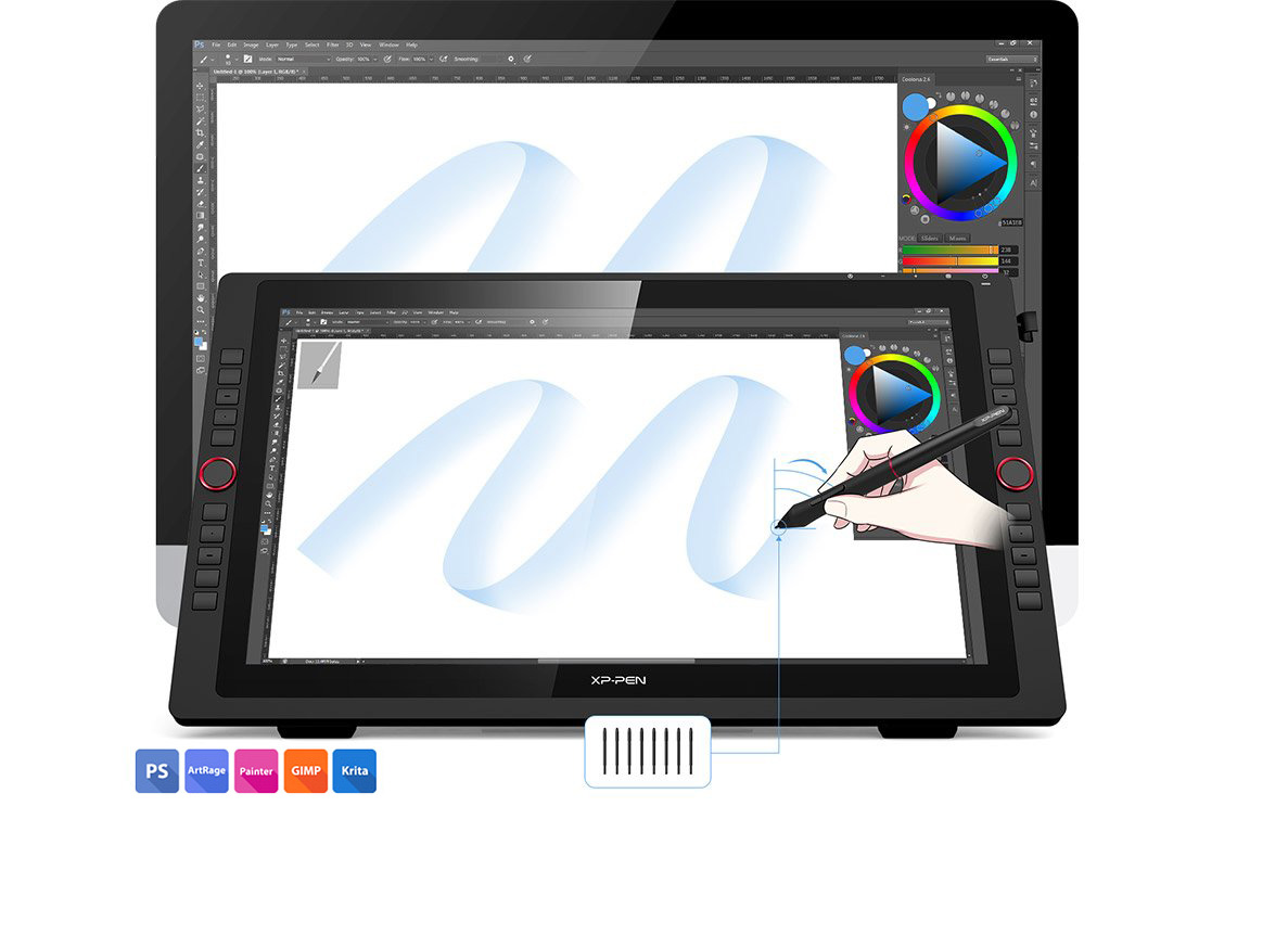 Artist 22R Pro large-screen drawing monitor | XP-Pen Europe Official Store